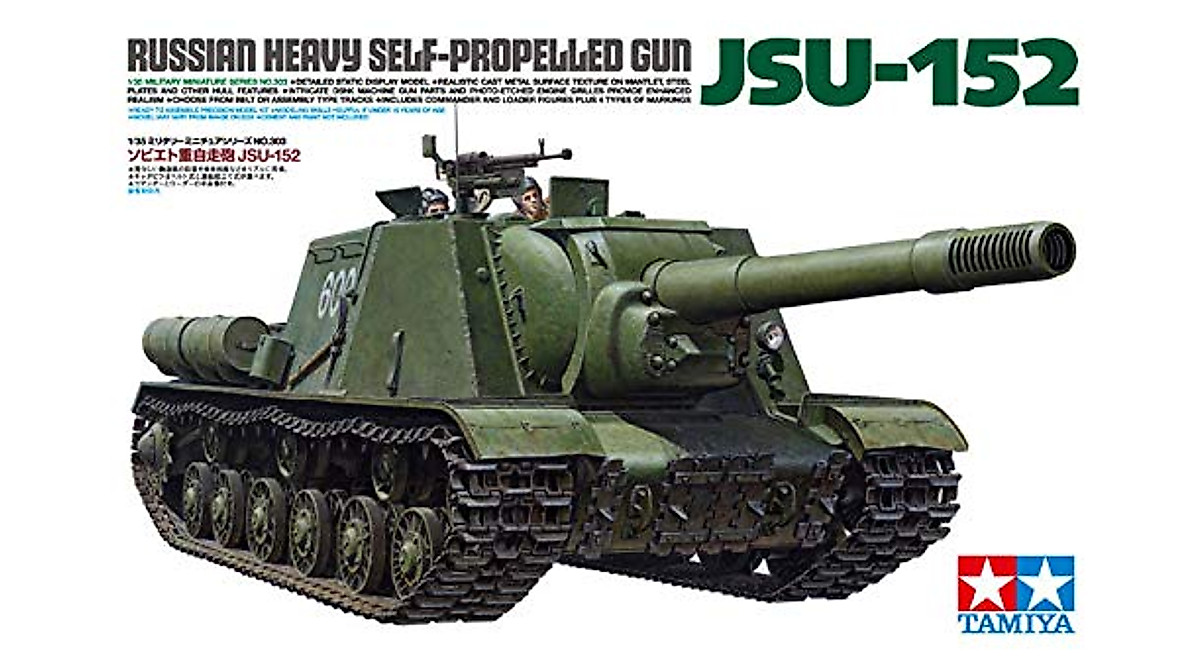 Tamiya JSU-152 Model Kit - 1/35 WWII Soviet Heavy Tank