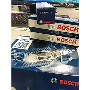 BMW Spark Plugs Platinum Plug Set Bosch OEM 158253 / FR7NP P332 (6pcs)