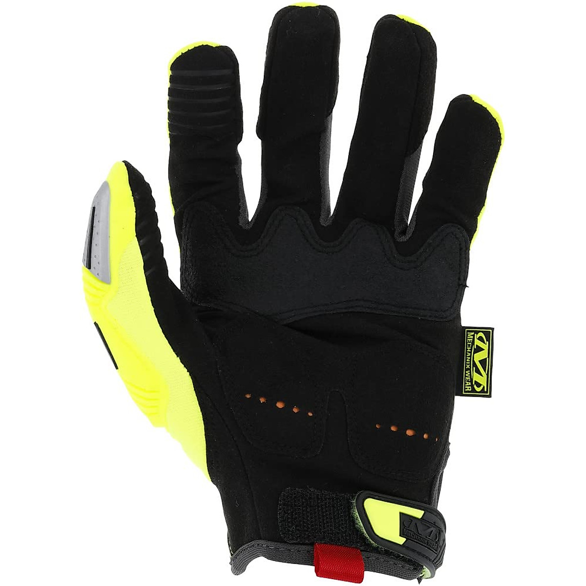 Mechanix Wear: Hi-Viz M-Pact Work Gloves (Small, Fluorescent Yellow)