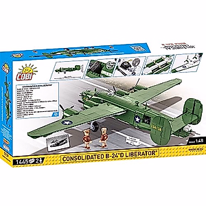 COBI Historical Collection WWII Consolidated B-24®D LIBERATOR® Plane Army Green, Large