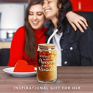 Gifts for Friends Female - Friendship Gifts for Women Friends, Birthday Gifts for Women Friendship - Gifts for Best Friend, Bestie Friends, Coworker, Boss Lady - Inspirational Gifts - 16 Oz Can Glass