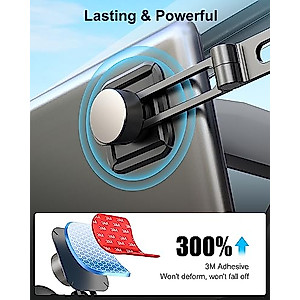 SUPERONE Tesla Phone Mount, Compatible with MagSafe Car Mount for Model 3 & Model Y, [Super Strong Magnet] 360° Rotation for iPhone 15 14 13 Pro/Max MagSafe Case & All Phones, Black