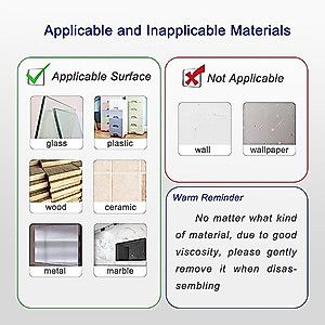 ORD OF SP Sticky Tack, 420pcs Removable Poster Tacky Putty, Double Sided Adhesive Dots, Clear Tape Mounting Putty, Multipurpose Stickers for Festival Decoration, DIY, Party Supplies