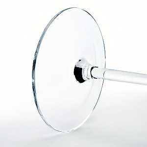 AtMU Handblown 24 fl. OZ Extra Large Wine Glasses Set of 2, Burgundy Style, Delicate Fine Crystal, Lead-Free, Hand Made Premium, Exellent Gift, Laser Cut Thin Rim with Long Stem