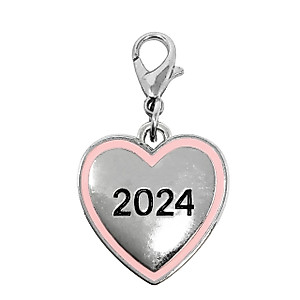 BANBERRY DESIGNS Baby Girl's First Christmas - 2024 Photo Ornament - Dated Xmas Picture Decoration for Newborn Daughter - Baby's 1st Keepsake - Gift/Storage Bag Included