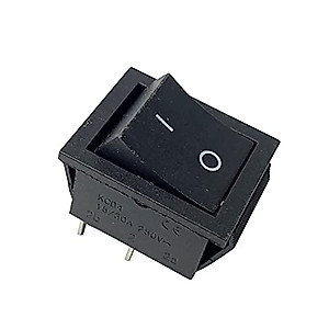 POWER PRODUCTS Direct Replacement 4 Pin On Off Black Switch Rocker for Predator 1800W 4000W 4375W 6500W for Champion 3500/4000W Open Frame Inverter Generator for Generac 0H3375028 Manual Recoil Start