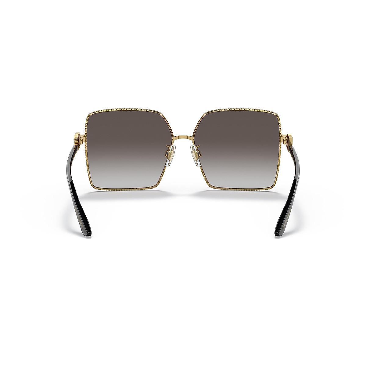 Dolce & Gabbana Women's Round Fashion Sunglasses, Gold/Light Grey Gradient Black, One Size
