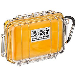 Pelican 1010 Micro Case (Yellow/Clear)