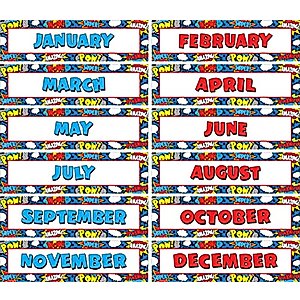 Teacher Created Resources Superhero Monthly Headliners (5590)
