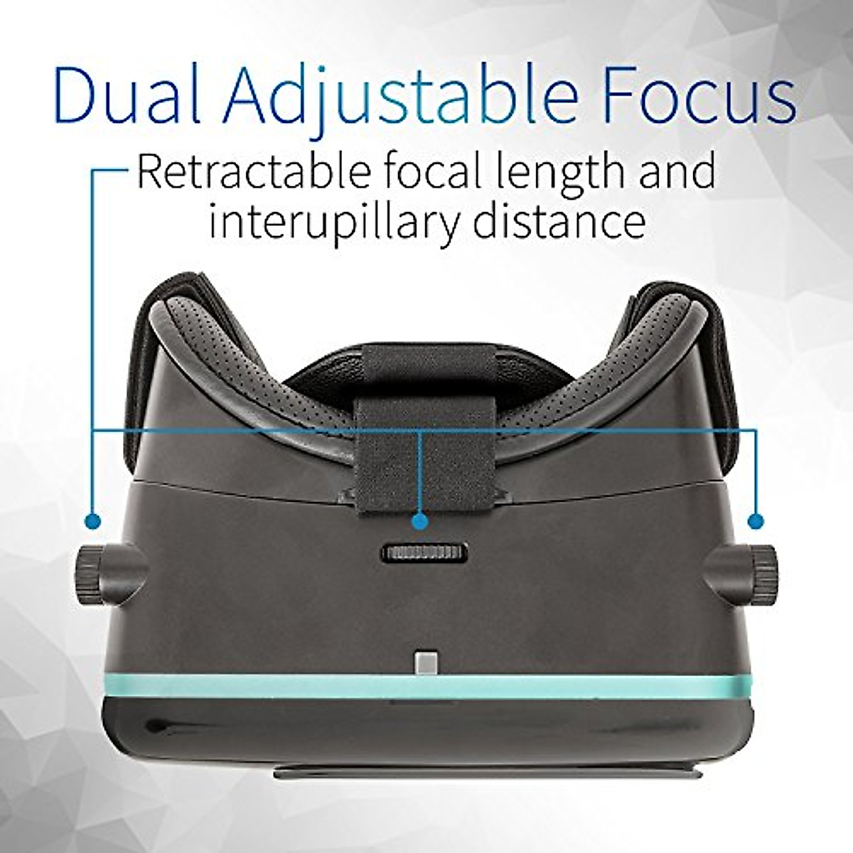 Utopia 360° VR Headset | 3D Virtual Reality Headset for VR Games, 3D Movies, and VR Apps - Compatible with iPhone and Android Smartphones (2018 Virtual Reality Headset Model)