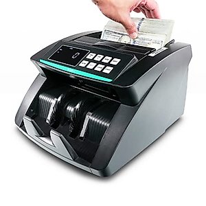 Kolibri Money Counter Machine - 1,500 bills per min, advanced counterfeit detection, set up in minutes, Add and Batch Modes, Cash Counter with LCD Display,3-year warranty - 24/7 US customer support