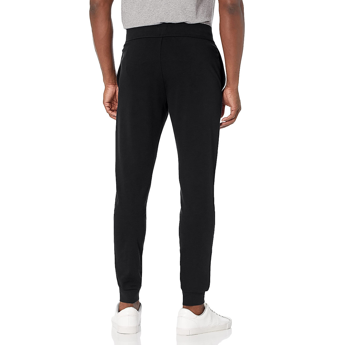 BOSS Mens Authentic Pants Pajama Bottom, Raven Black, Large US