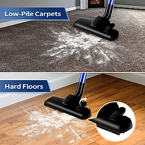 EFUSVAC Corded Vacuum Cleaner, 17KPa Powerful Suction with 600W Motor, 4 in 1 Lightweight Handheld Stick Vacuum for Pet Hair Hard Floor and Carpet