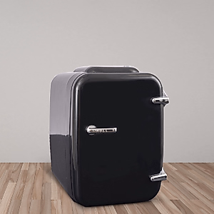 Stand Up Desk Store Portable Mini Fridge Cooler and Warmer - Compatible with AC, USB, and 12V Cigarette Lighter Plugs