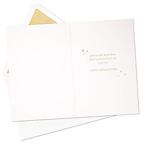 Hallmark Signature Wood Anniversary Card (Where We've Been, Where We're Going)