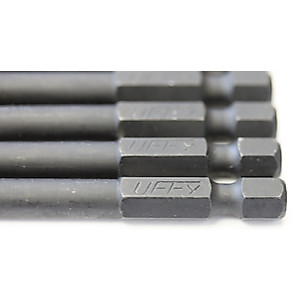UFFY - 6" Inch Robertson Square SQ # 2 Power Impact Bit 10 pack 1/4 Hex