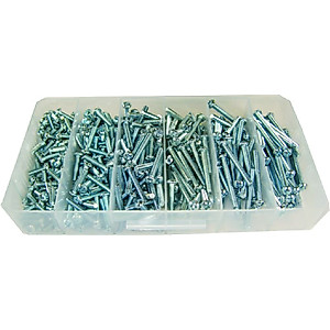 L.H. Dottie 632PS Machine Screw Kit, Round Head, 6-32 TPI by 1/2-Inch to 2-Inch Length