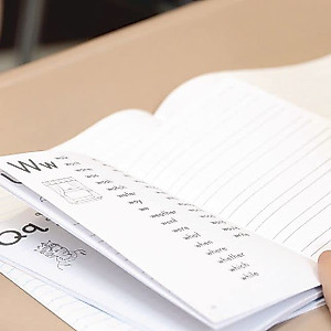 Really Good Stuff My Writing Word Journals - Set of 12, 5.75? W x 8.75? L - Kids Classroom Materials, Primary Notebooks, Grades 1-3