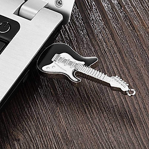 GARRULAX USB Flash Drive, Guitar Shape 64GB USB2.0 USB Memory Stick Date Storage Pendrive Thumb Drives