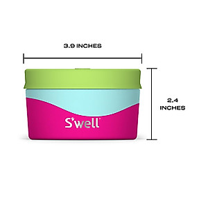 S'well Stainless Steel Food Canister, 10oz, Dragonfruit, Single Walled Durable Construction, BPA Free, Dishwasher Safe