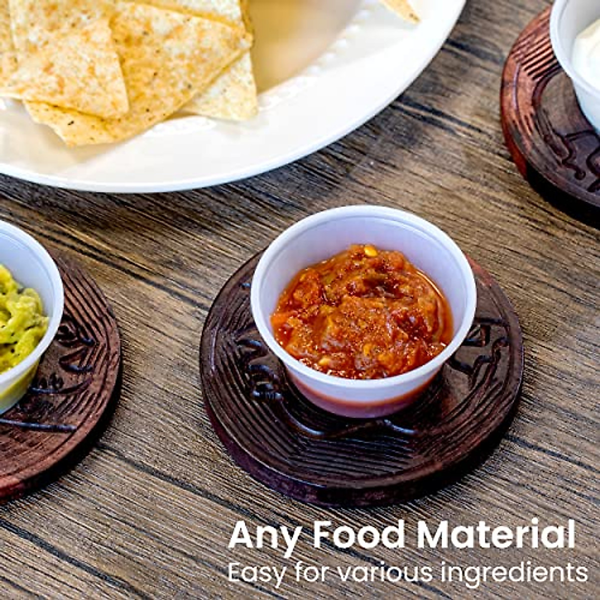 Fit Meal Prep [250 Pack] 2 oz BPA Free Plastic Portion Cup - Disposable Jello Shots Sauce Condiment Souffle Dressing Mini Containers, Cups No Lids