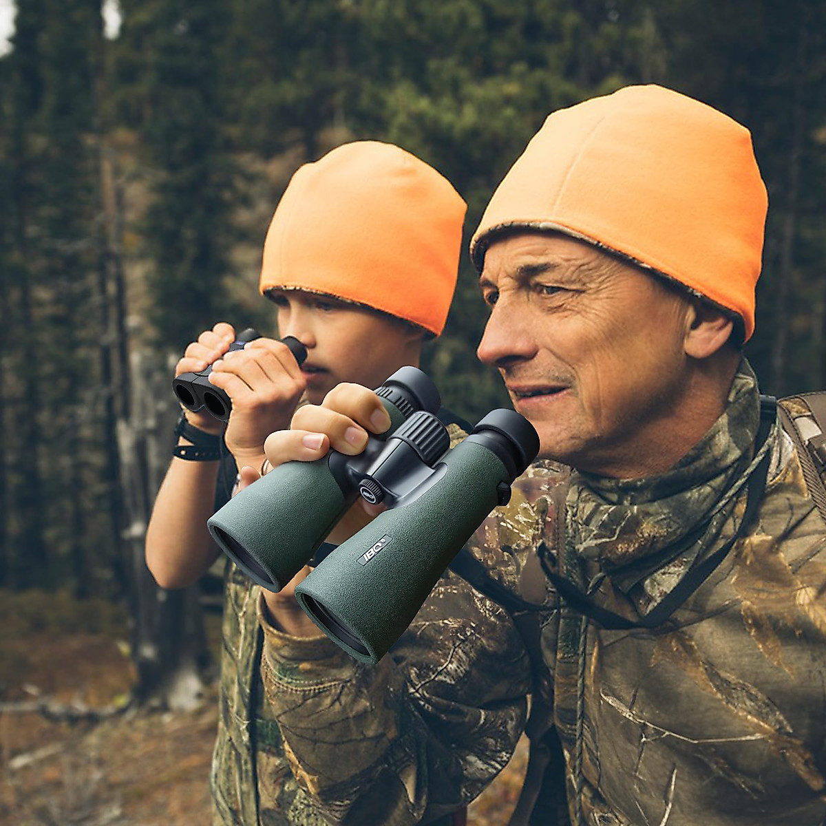 12x50 UHD Binoculars for Adults High Powered with Upgraded Phone Adapter - Large View, Lightweight, IPX7 Waterproof - Binoculars for Hunting Bird Watching Travel Cruise