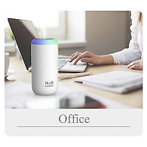 O-Mei Stars Plant Humidifier, 350ml USB Mini Humidifier for Plants, Small Plant Humidifier with Night Light, Cool Mist Humidifier Baby, Plant Humidifier indoor, Small Humidifier (Cyan)