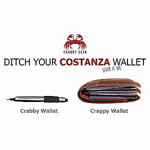 Crabby Wallet - Thin Minimalist Front Pocket Wallet - C3 Canvas Wallet