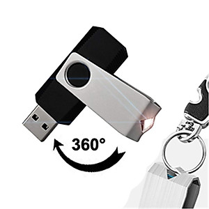 KEXIN 16GB USB Drive Bulk 50 Pack Flash Drive 16 GB USB Drive Thumb Drive Bulk Flash Drive Pack Swivel USB 2.0 (16GB, 50PCS, Black)