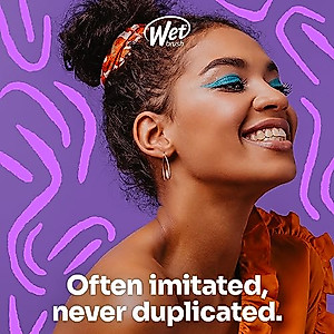 Wet Brush Paddle Detangler Hair Brush, Black - Ultra-Soft IntelliFlex Bristles with AquaVent Design – Great For Hair Treatments - Pain-Free Brush For Women, Men, Wet Dry Damaged Hair