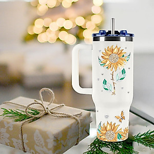 Nuowagify Sister Birthday Gifts, Sisters Gifts from Sisters, Gift for Sister Cup from Brother, Mothers Day Christmas Birthday Present for Sis Bestie Best Friend - 40oz Tumbler