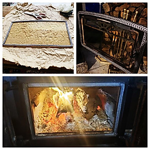 BSTFLEX Graphite Impregnated Fiberglass Rope Seal Gasket Replacement for Wood Stoves- 1" x 72"