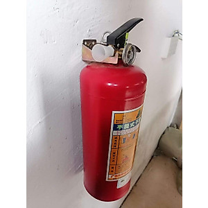 Fire Extinguisher Bracket - (Lot of 2) Fork Style, Wall Hook, Mount, Hanger for 5 to 13lb. Extinguishers with Valve Body Slots