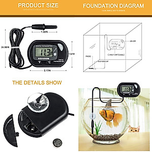 WUHOSTAM 2 Pack 80W Ceramic Heat Lamp with 1-pcs Digital-Thermometer, Infrared Reptile Heat Emitter Heater Lamp Bulb for Pet Brooder Coop Chicken Lizard Turtle Snake Aquarium ETL Listed