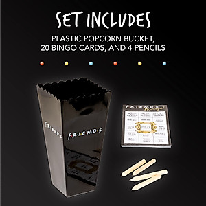 Paladone Friends TV Show Bingo Game - Play While Watching Your Favorite Show - Great Party Game, Red, PP8204FR