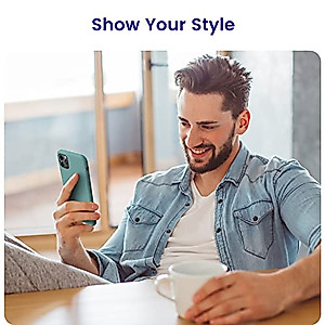 OTOFLY Soft Silicone Designed for iPhone 11 Pro Max Cases,[Military Grade Drop Protection] [Anti-Scratch Microfiber Lining] Shockproof Protective Phone Case Slim Thin Cover 6.5 inch,Pine Green