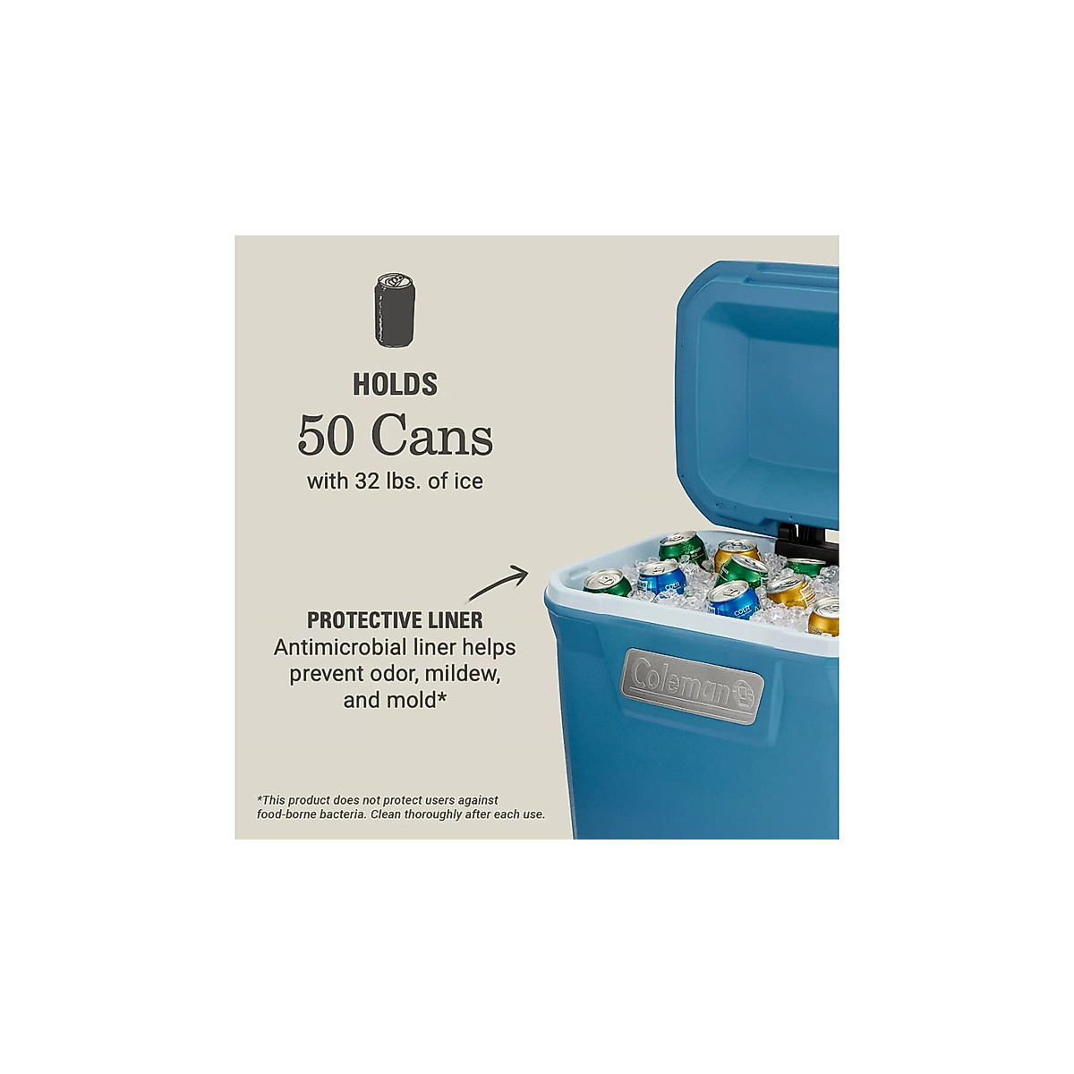 Coleman ATL Cooler 65QT WHL 5861 Dusk/WE/Dusk C1