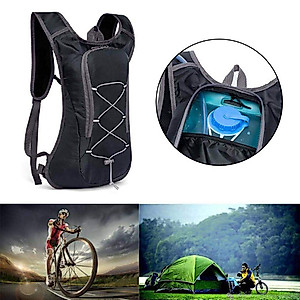Women's Accessories Cycling Backpack Water Backpack with Hydration Bladder for Running Cycling Biking Hiking Climbing Skiing Hunting Pouch