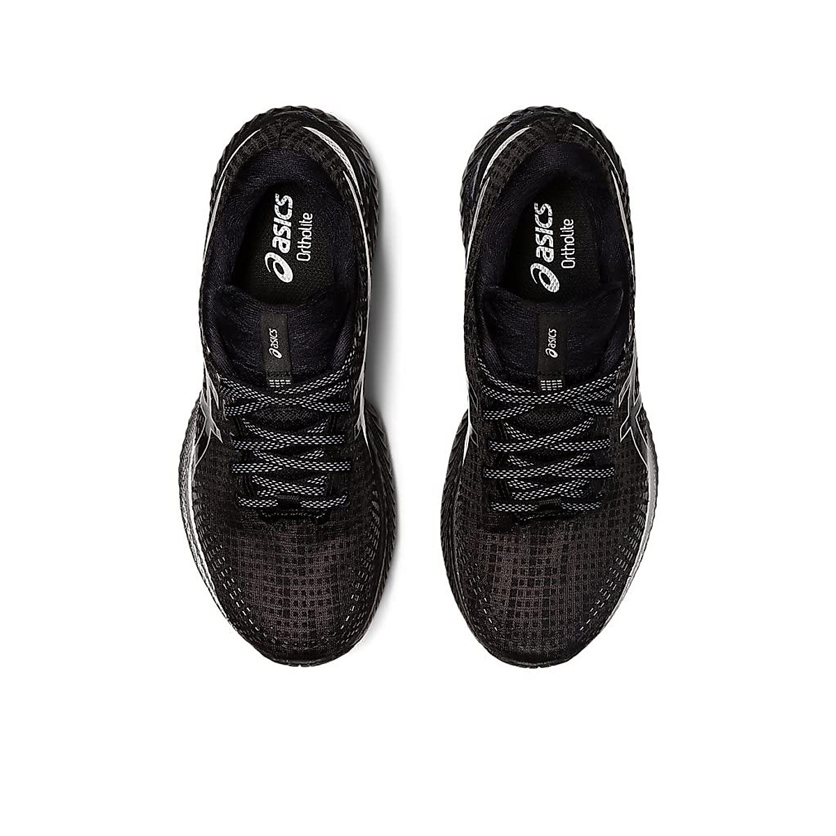 ASICS Women's Gel-SAIUN Running Shoes, 8.5, Black/Pure Silver