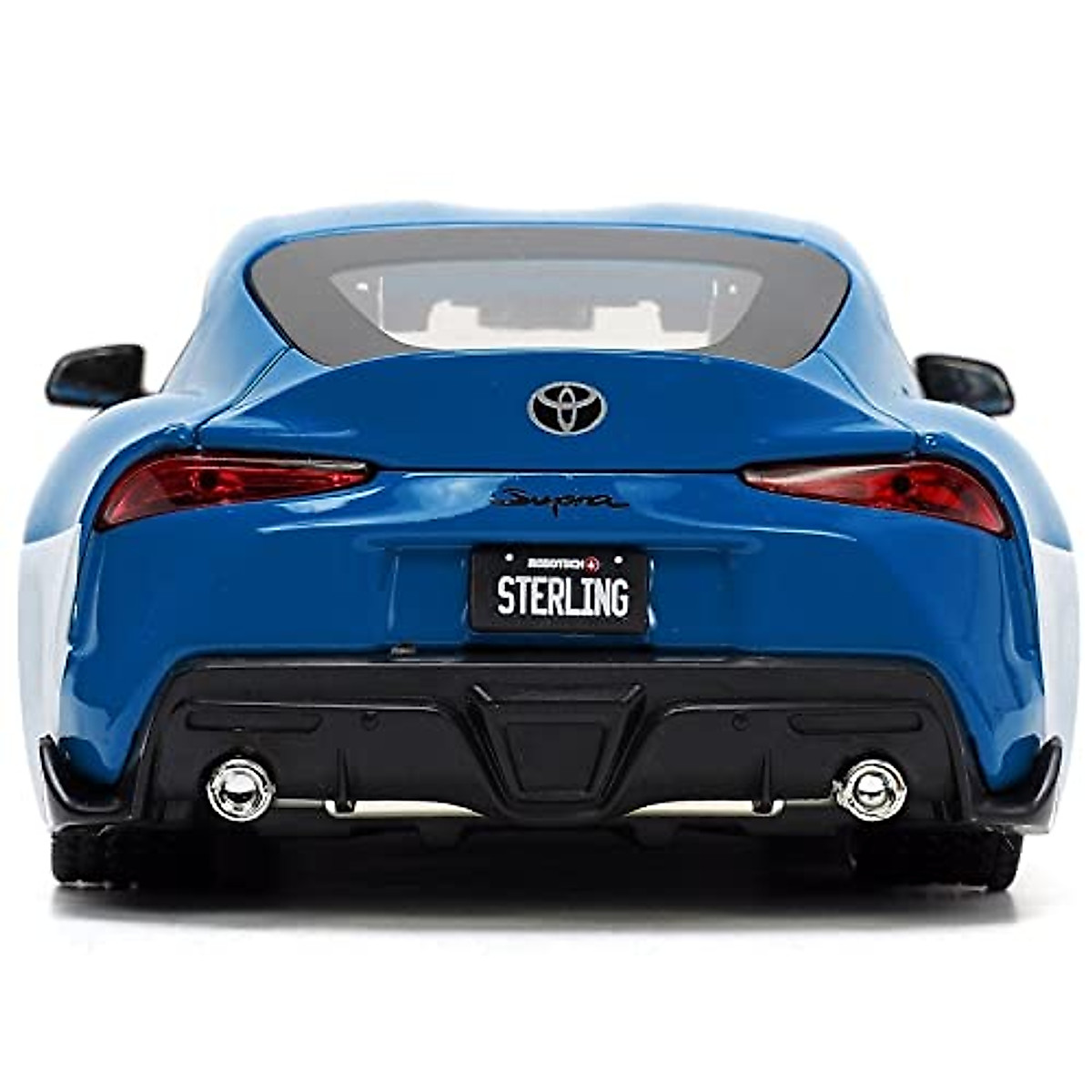 Jada Toys Robotech 1:24 2020 Toyota Supra Die-cast Car w/ 2.75" Max Sterling Figure, Toys for Kids and Adults