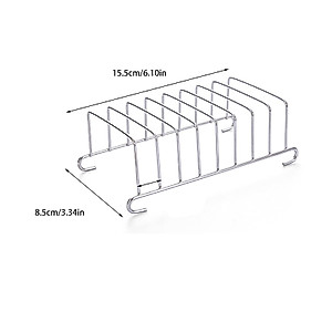 npkgvia Electric Fryer Bread Rack Household Air Electric Fryer Accessories Rack Baking Tallest Grill Cover (Pink, One Size)