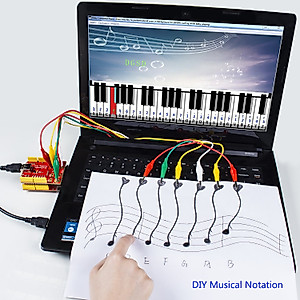 SunFounder FruitKey USB Keyboard DIY Starter Kit Gamepad Control Handle DIY Computer Keyboard, Worked with PC Mac OS X Raspberry Pi for Arduino Uno R3 Leonardo