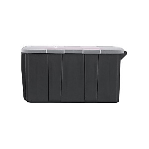 INTERTOOL Small Parts Hardware Tool Box, Home Toolbox, Removable 5-slot Tray, Compartment Plastic Organizer, Nails, Screws, Nuts, Bolts, First Aid Crafts Storage, Sewing, BX08-4041