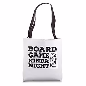 Board Game Kinda Night Family Win Friends Fun Strategy Luck Tote Bag