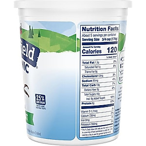 Stonyfield Organic Lowfat Yogurt, Vanilla, 32 oz. – 6g of Protein, Multiserving Yogurt