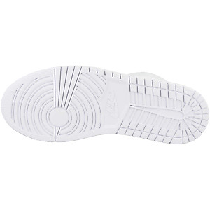 Nike Men's High-Top Sneakers Basketball Shoe, White White White, 12