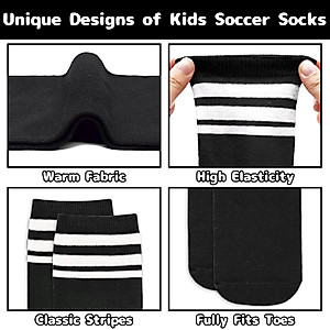 Olreco Kids Soccer Socks Boys Soccer Socks Toddler Soccer Socks Youth Soccer Socks Kids 4-6 Girls Soccer Socks Baseball Socks
