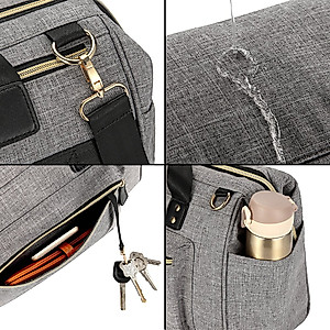 RUVALINO Universal Stroller Organizer with Cup Holders, Stroller Caddy with Detachable Bag, Tissue Pocket, Non-Slip Strap Accessories for Uppababy, Umbrella, Wagon, Baby Jogger, Bob(190)