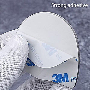 MISTHO Heavy Duty Adhesive Hooks Teardrop Shaped Stainless Steel Waterproof Hooks Adhesive Wall Hooks Towel Coat Key Hanger Hooks Kitchen Bathroom Home 4 Pack (Silver, Oblique)