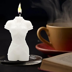 2 PCS Body Shaped Candle, Female Body Candle Woman S&M Torso Sexy Candles for Living Room Bedroom Bathroom Home Table Aesthetic Decoration Christmas, Soy Wax Scented Candle Scented